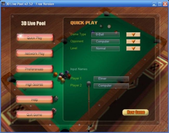 3D Live Pool